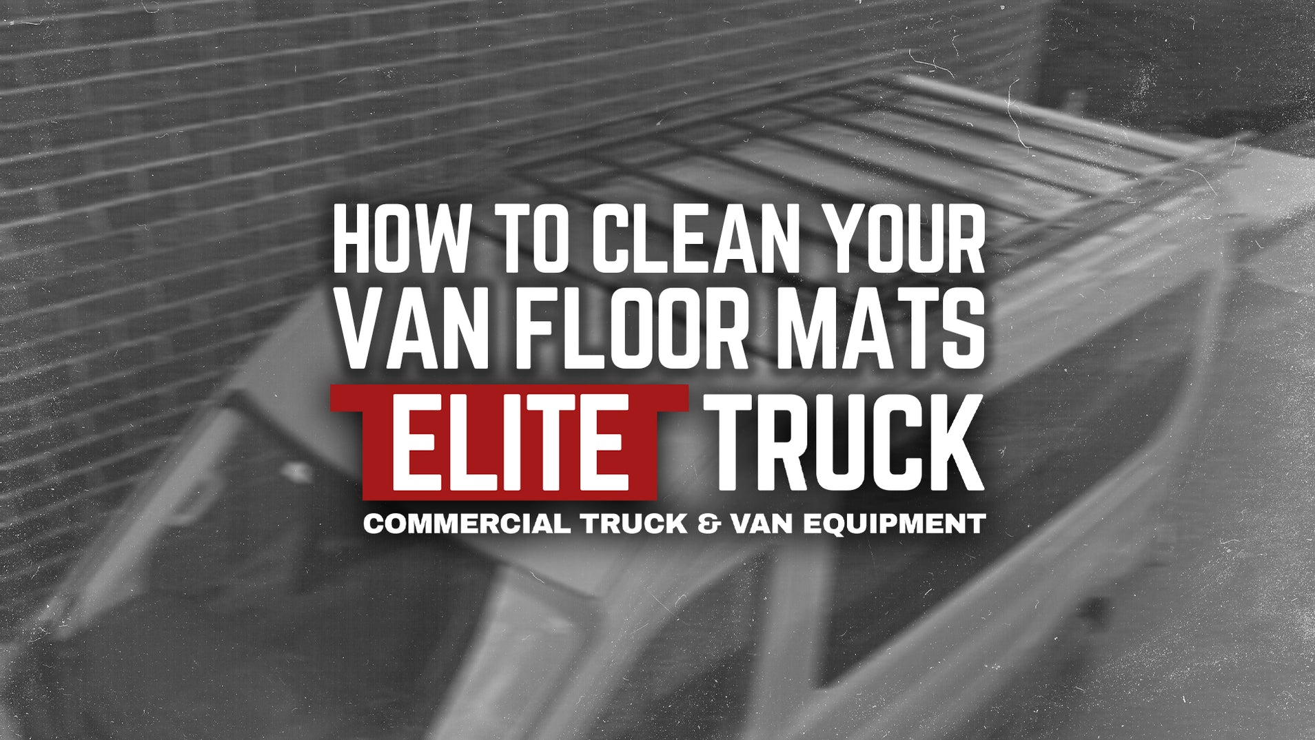 Keep Your Van Clean and Tidy: A Guide to Cleaning Van Floor Mats ...