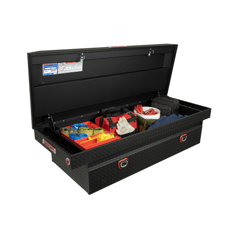 Weather Guard Crossover Tool Box Matte Black Aluminum Extra Wide Model ...