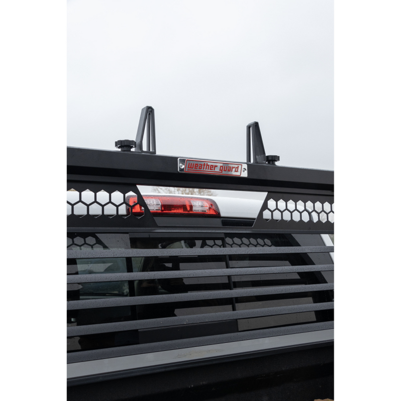 Weather Guard Louvered Headache Rack Black Aluminum Model 11904-52-01 ...