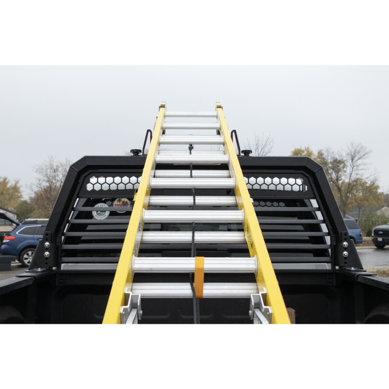 Weather Guard Louvered Headache Rack Black Aluminum Model 11904-52-01 ...