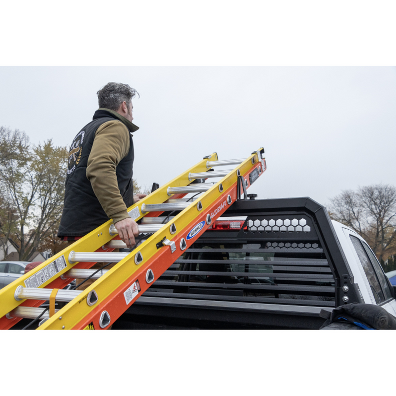 Weather Guard Louvered Headache Rack Black Aluminum Model 11904-52-01 ...