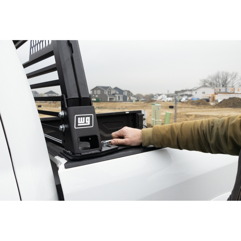 Weather Guard Louvered Headache Rack Black Aluminum Model 11904-52-01 ...