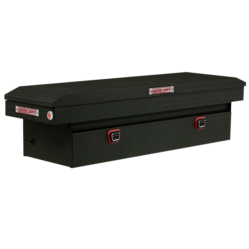 Weather Guard Crossover Tool Box Textured Matte Black Aluminum Full Si ...