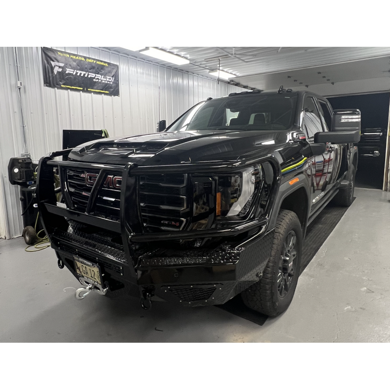Bodyguard T2 Front Extreme - Sensor Cutouts Factory Fog Cutouts Winch — Elite Truck