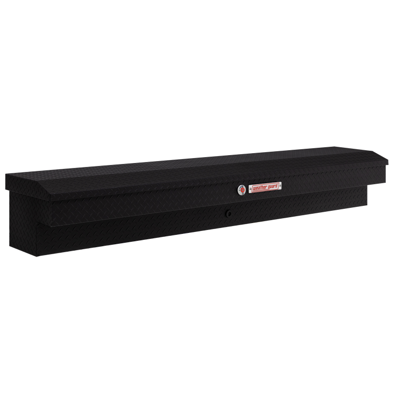 Weather Guard Side Mount Tool Box Textured Matte Black Aluminum 87X17X ...