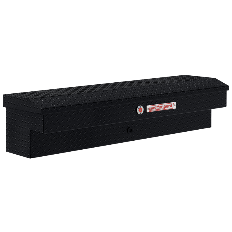 Weather Guard Side Mount Tool Box Gloss Black Aluminum 56X17X13 Model ...