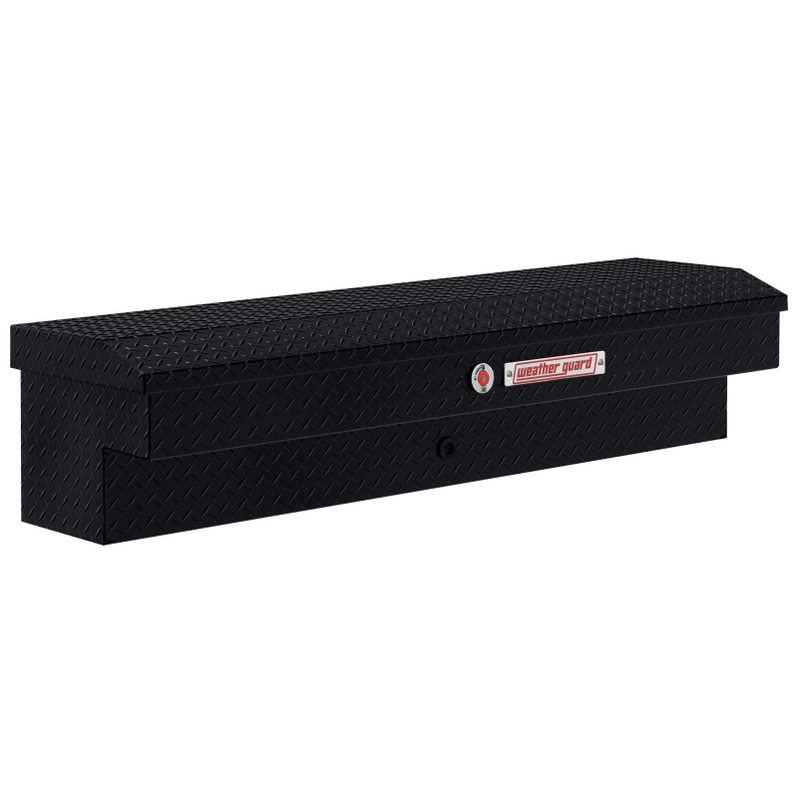 Weather Guard Side Mount Tool Box Gloss Black Aluminum 56X17X13 Model ...