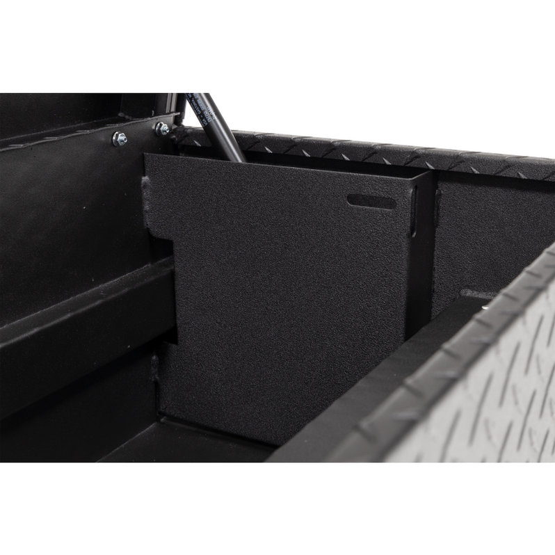 Weather Guard Side Mount Tool Box Textured Matte Black Aluminum 56X17X ...