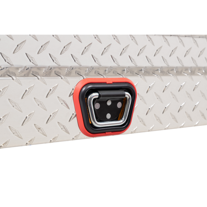 Weather Guard Side Mount Tool Box Low Profile Bright Aluminum 56X17X13 ...