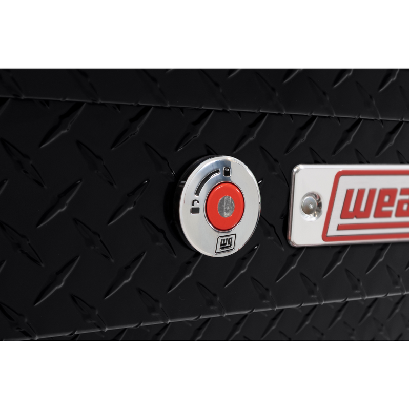 Weather Guard Side Mount Tool Box Gloss Black Aluminum 41X17X13 Model ...