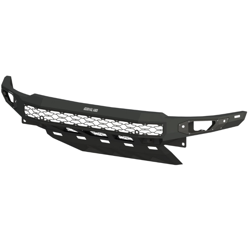 Bodyguard Freedom Front Base Non-Winch Sensor Cutouts Bare Metal Model ...