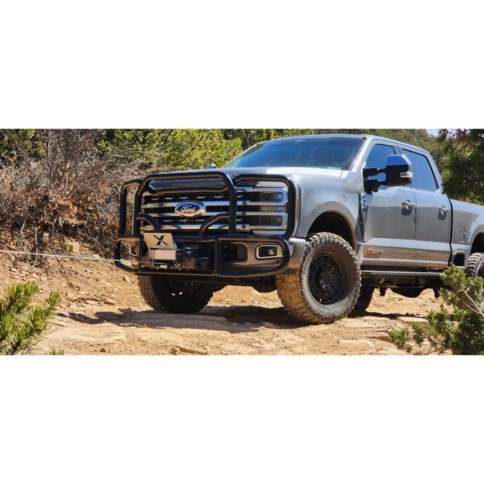 Ex-Guard Kit Extreme-Duty Full-Height Coverage Black Grille Guard Kit ...