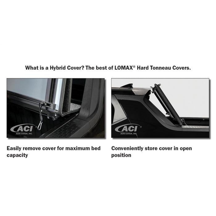 Access LOMAX™ Stance™ Hard Tri-Fold Cover Black Diamond Mist Finish Si — Elite Truck