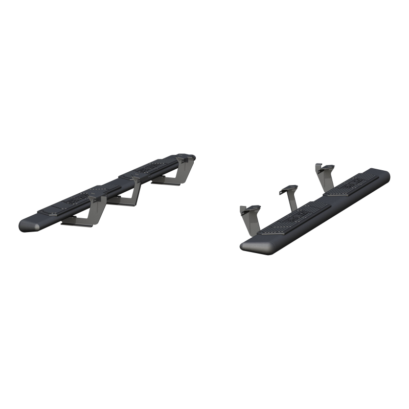 ARIES AscentStep 5-1/2" x 75" Black Steel Running Boards Model 2558053 ...