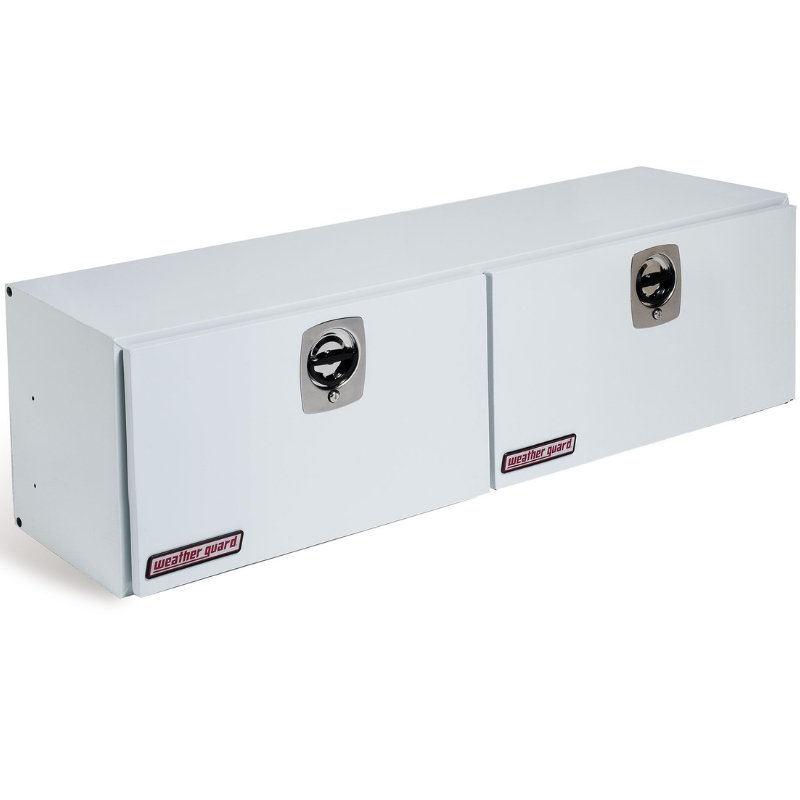 Weather Guard Top Mount Box Double Door White Steel 64.25X16.25X18 Mod ...