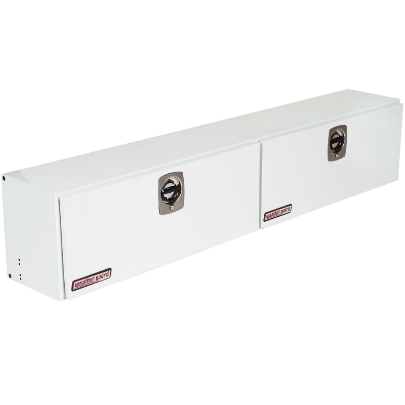 Weather Guard Top Mount Box Double Door White Steel 90.25X16.25X18 Mod ...