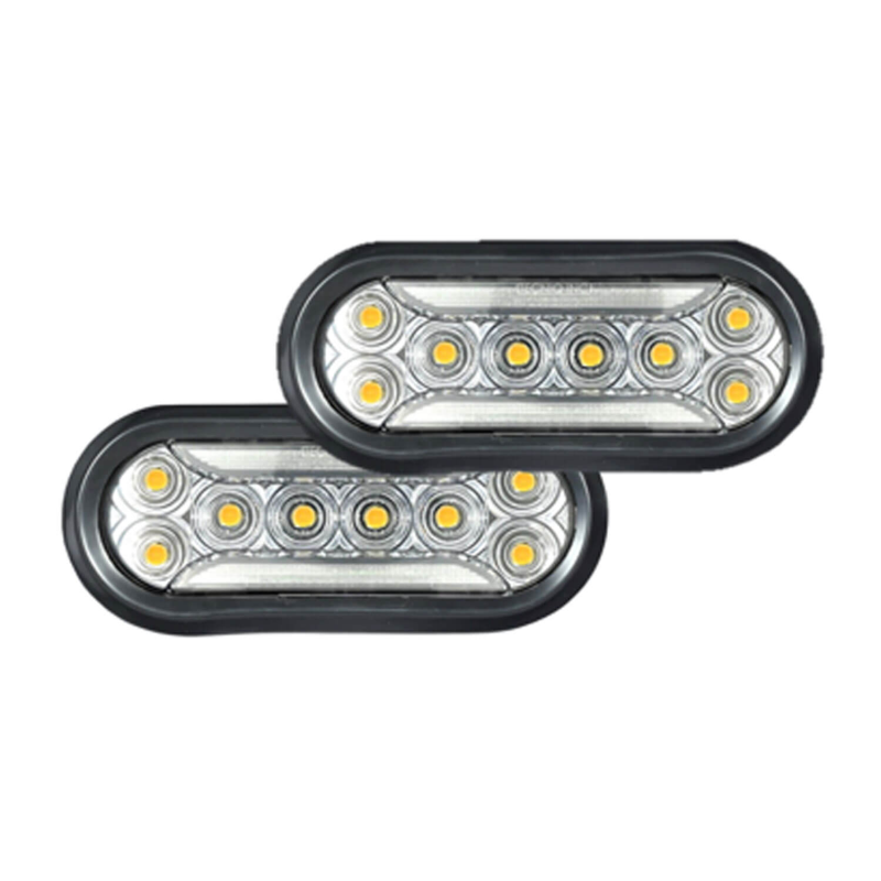 Magnum Truck Racks LED Oval Amber Strobe Light 400x400 Model STROBESNE ...