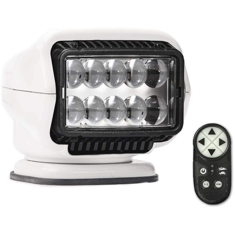 Golight Stryker Spotlight LED Permanent Mount Wireless Handheld Remote ...