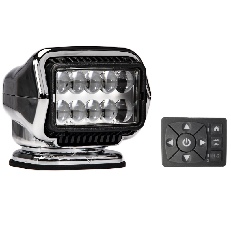Golight Stryker Spotlight LED Permanent Mount Hardwired Mount Remote C ...