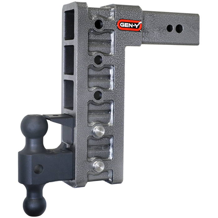 Gen-Y MEGA-DUTY 3" Shank 12" Drop 3.5K TW 32K Hitch with Dual-Ball & P ...