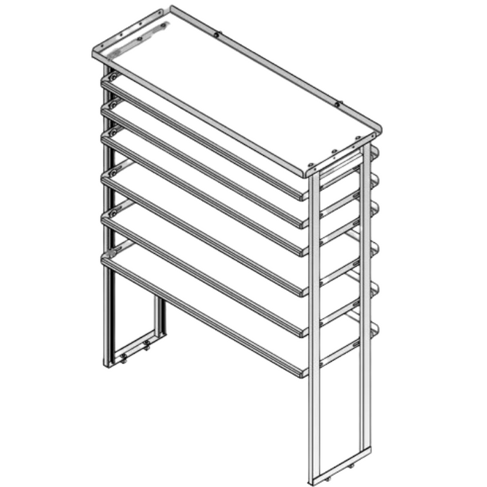 Hackney Van Shelving with Ladder Shelf for Curb Side Mercedes Sprinter ...