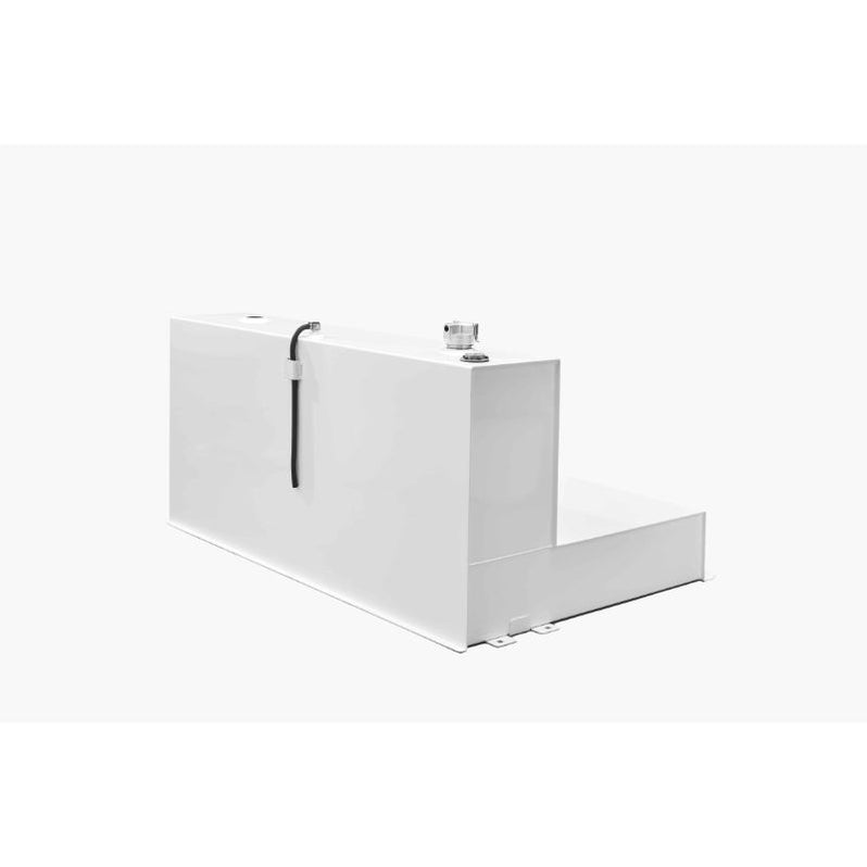 Vector 102 Gallon L-Shaped Transfer Tank White Steel Model 4522-WHT ...