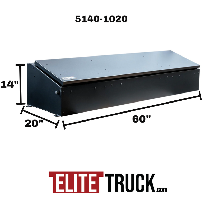 Chandler HD Crossbody Wedge XL Carbon Steel Flatbed Toolbox 14x20x60 T ...