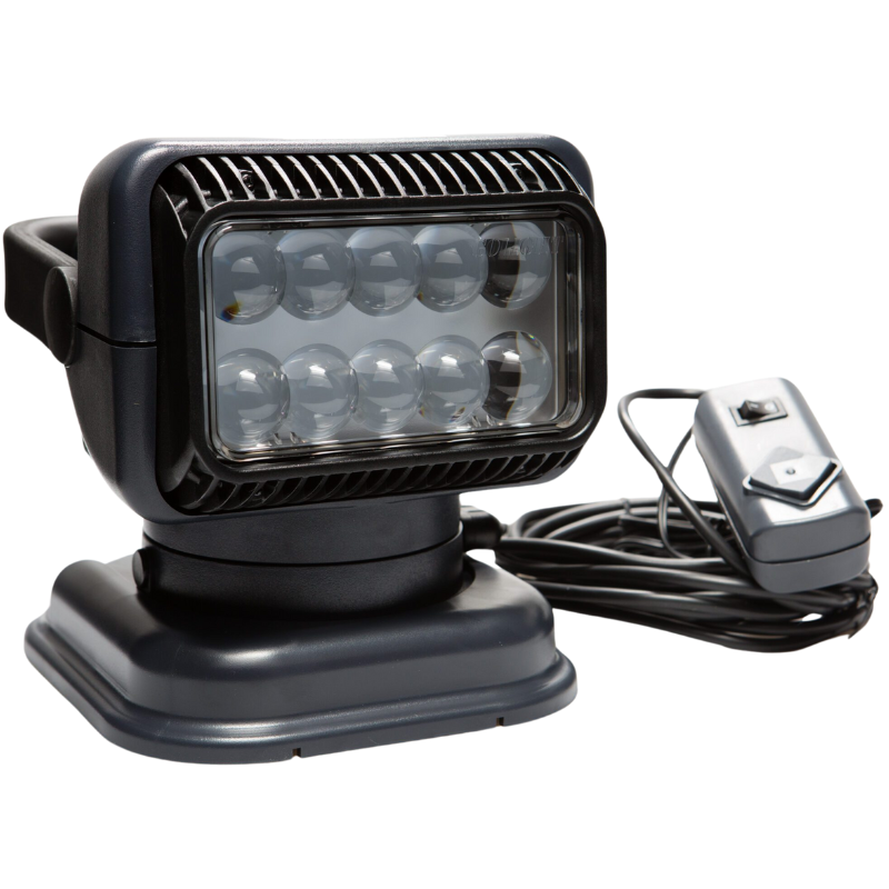 Golight Spotlight LED Permanent Mount Shoe Handheld Remote Black Model ...