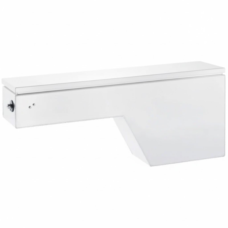 ProTech Wheel Well Box - Smooth Lid Passenger Side Bright Aluminum Mod ...
