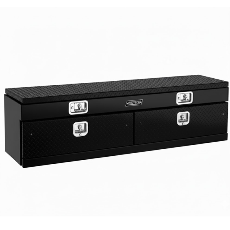 Protech Flatbed Top Mount Contractor Box - 2Drop/1Top 20Hx18Dx84L - Di ...