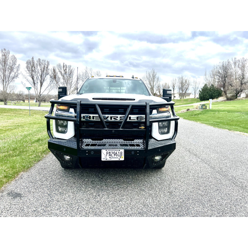 Bodyguard T2 Front Extreme - Sensor Cutouts Factory Fog Cutouts Winch — Elite Truck