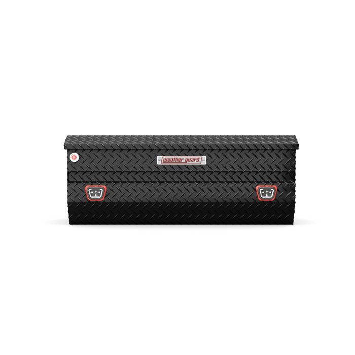 Weather Guard Chest Tool Box Gloss Black Aluminum 48X20X19 Model 624-5 ...