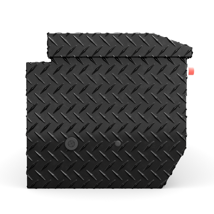 Weather Guard Chest Tool Box Gloss Black Aluminum 58X20X19 Model 634-5 ...