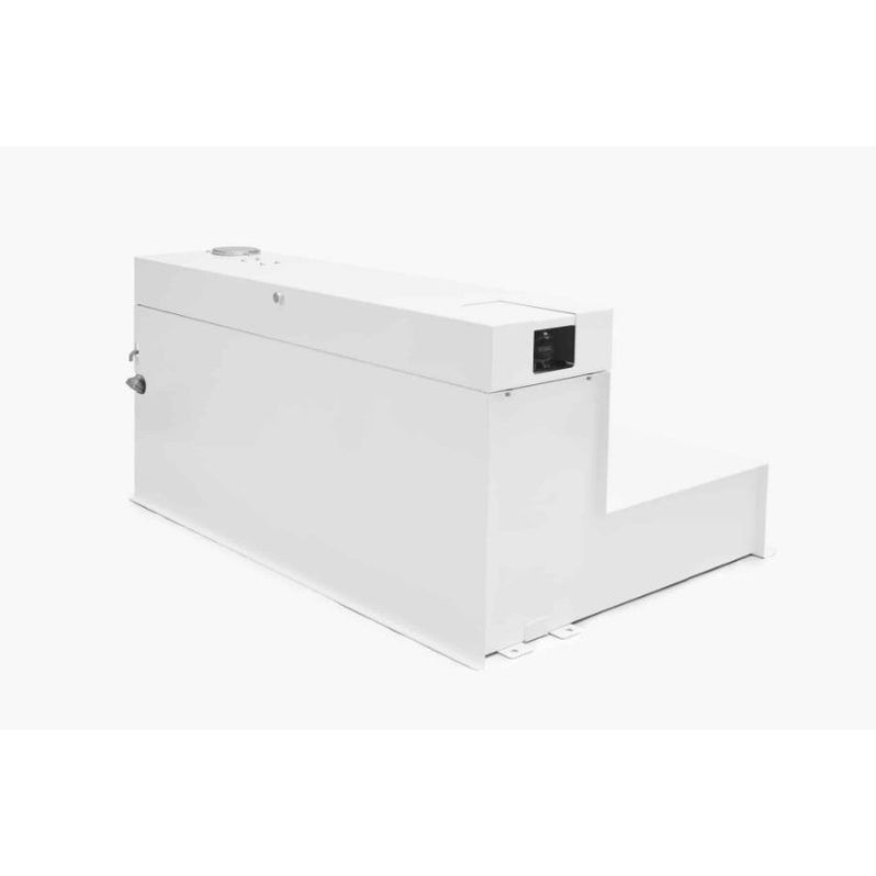 Vector 100 Gallon L-Shaped Transfer Tank White Steel Model 6968-WHT ...