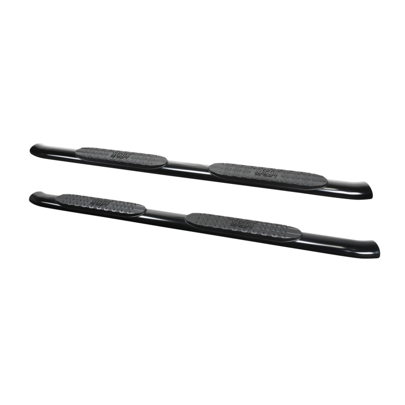 Westin PRO TRAXX 4 Oval Step Nerf Bars Black Steel For Quad Cab Model ...