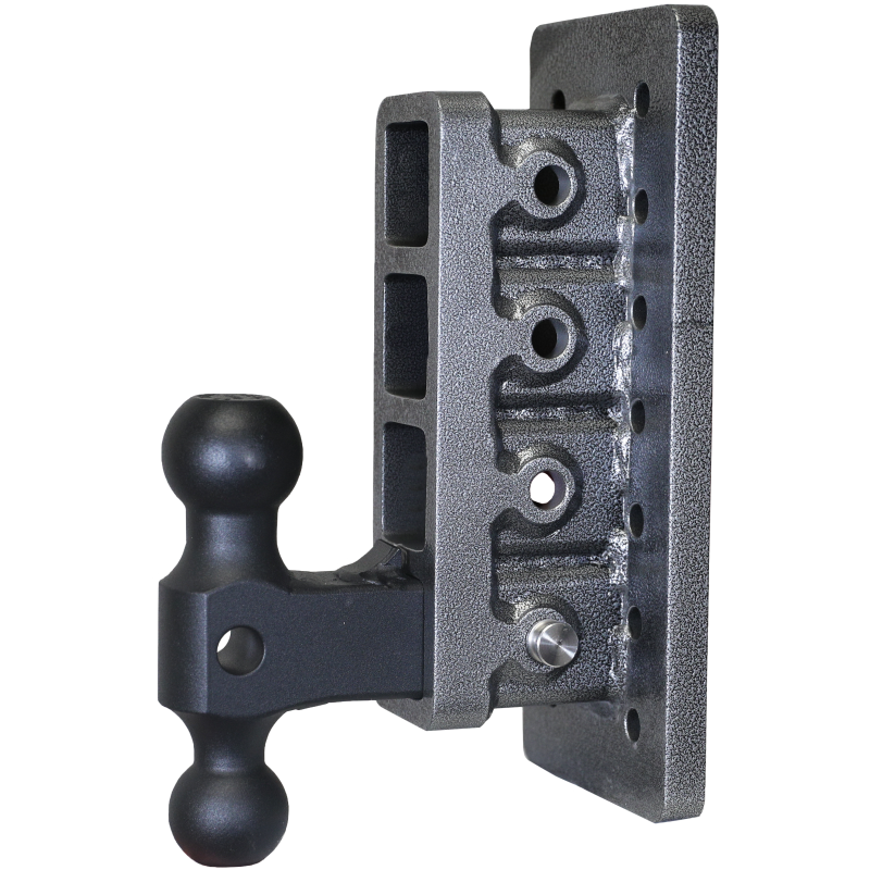 GEN-Y MEGA-DUTY 2" Bolt-On 7.5" Drop 2K TW 16K Hitch & GH-051 Dual-Bal ...