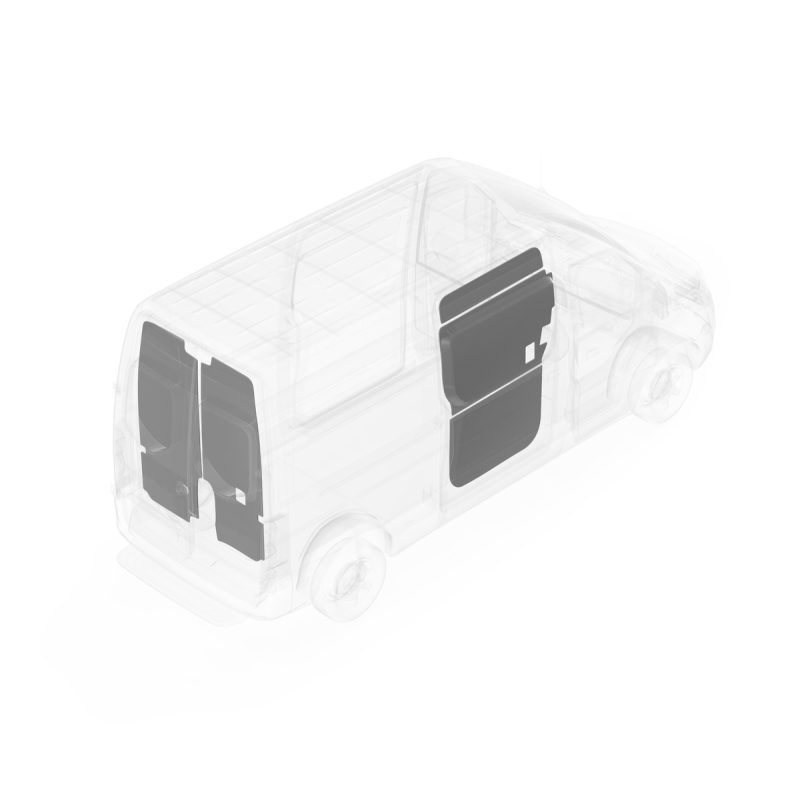 LEGEND DuraTherm Door Liner ONLY - Mercedes Sprinter (all Wheelbase le ...