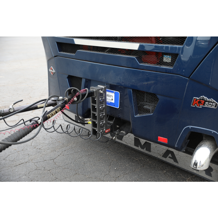 Gen-Y MEGA-DUTY 2.5" Shank 6" Offset Drop 3K TW 21K Hitch with Dual-Ba — Elite Truck