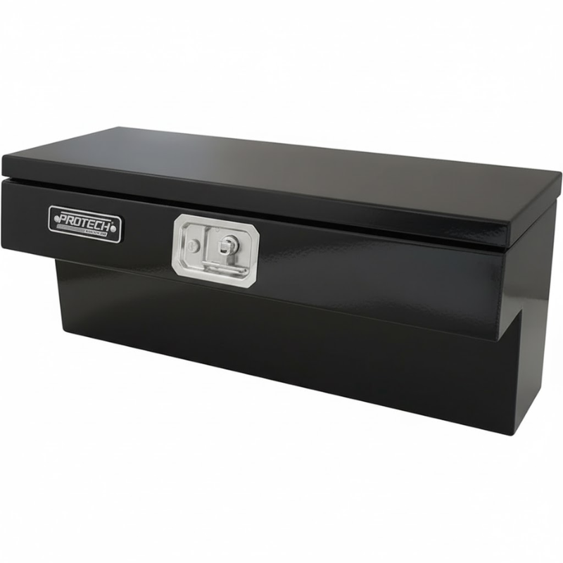 ProTech Side Mount Box - 16W X 72L Smooth Lid - Gloss Black Model 54-8 ...