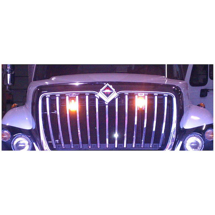 Buyers Products 4 Inch Low Profile Rectangular LED Amber Strobe Light ...