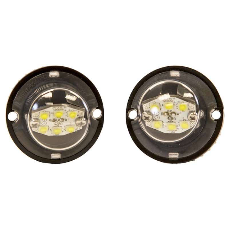 Buyers Products Bolt-On Hideaway LED Strobe Kits with In-Line Flashers ...