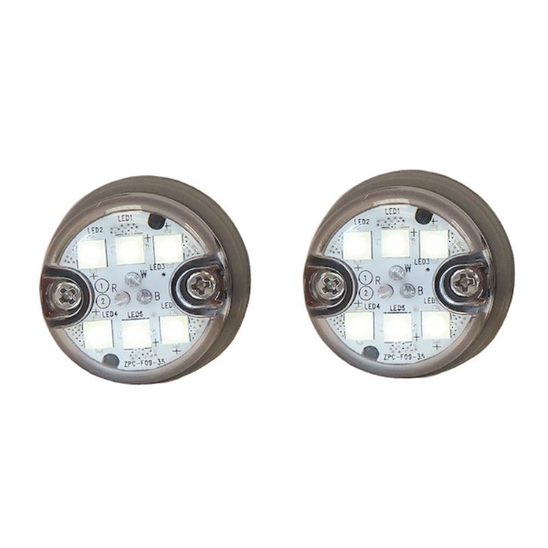 Buyers Products Push-On LED Hideaway Strobe Kit with In-Line Flashers ...