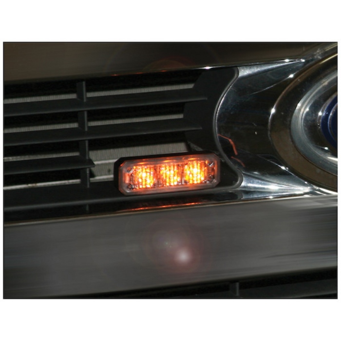 Buyers Products 2.5 Inch Low Profile Rectangular LED Amber Strobe Ligh ...