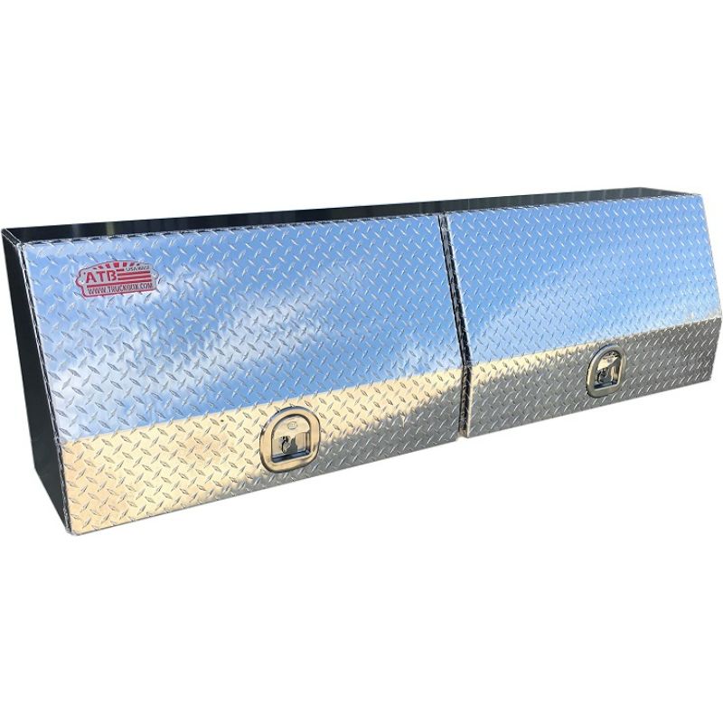 ATB Top Mount Toolbox Double Swing Up Door 21"H x 14"D x 88"W Bright A ...