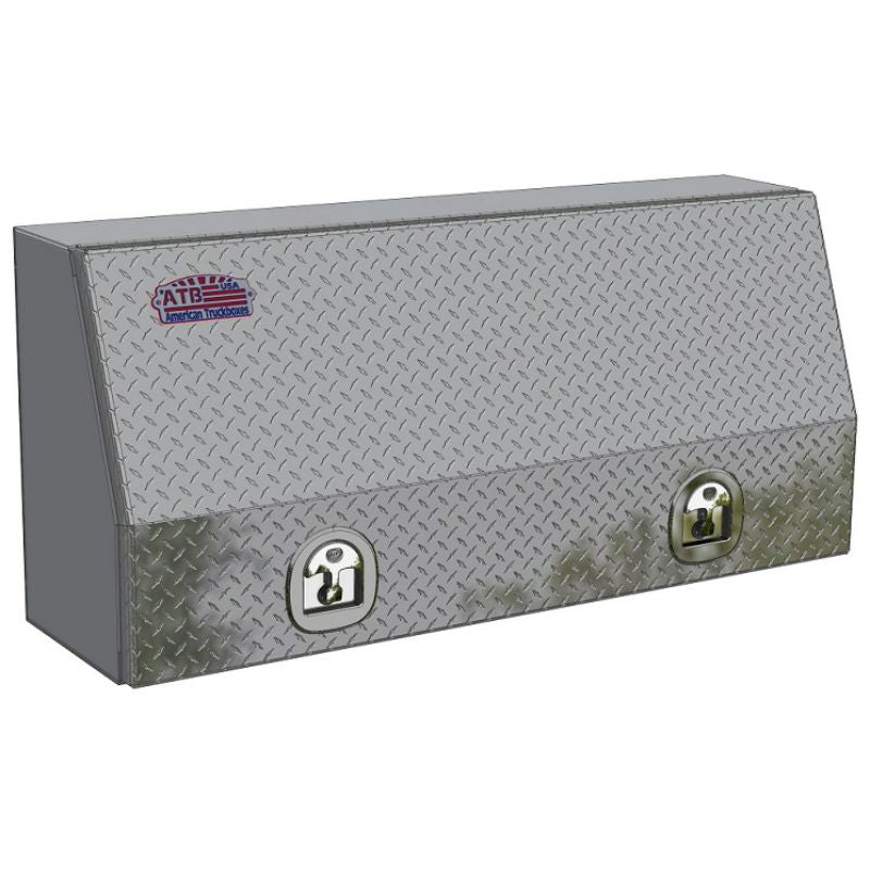 ATB Top Mount Toolbox Single Swing Up Door 21"H X 14"D X 82"W Bright A ...