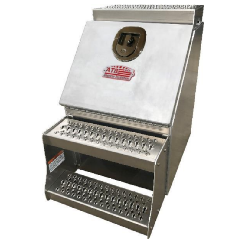 ATB Step Saddle Box 26"H x 28"D x 30"W Drop Open Door Model A-SB51S-26 ...