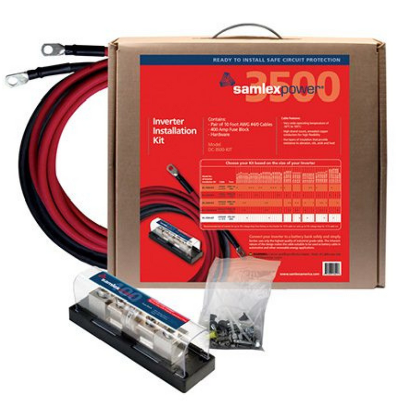 Samlex 400 AMP Inverter Installation Kit Model DC-3500-KIT — Elite Truck