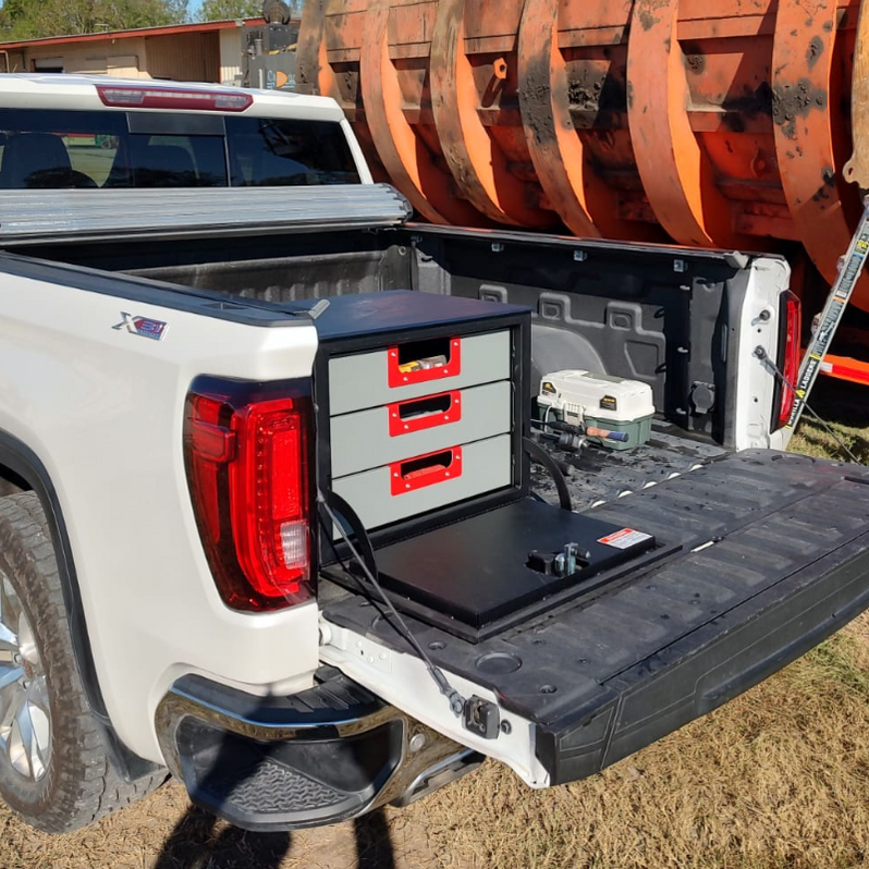 Dyco Steel Underbody Truck Toolbox With Drawers — Elite Truck