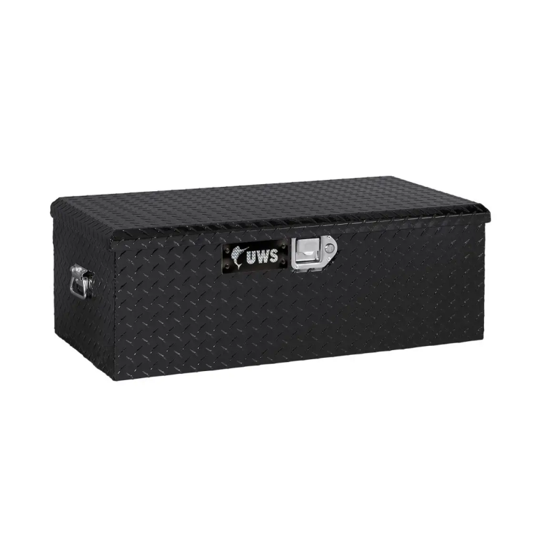 UWS 36" Gloss Black Heavy-Wall Aluminum Foot Locker Tool Chest Storage ...