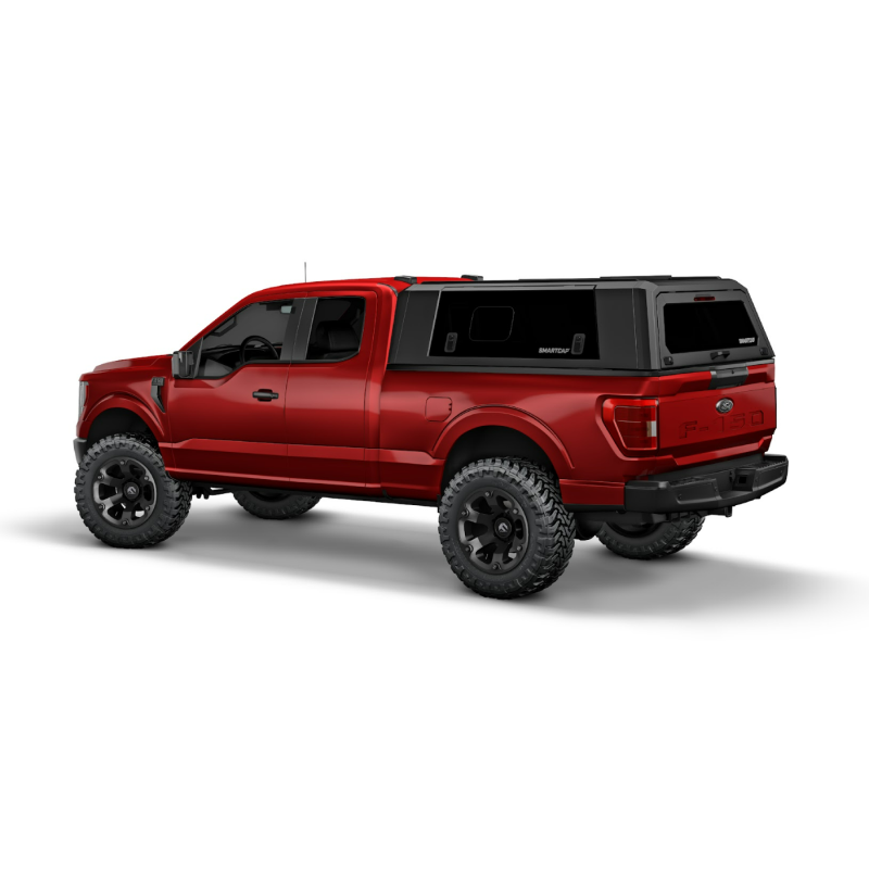 SmartCap Matte Black Truck Bed Cap EVO Sport Series w/ Horizontal Lock ...